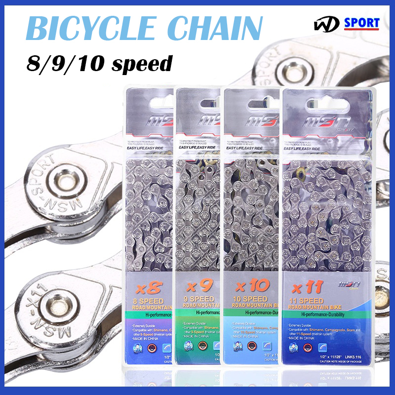 WD Bike Chain 8/9/10/11 Speed Bicycle Parts And Accessories Mountain With Missing Link Bike ...