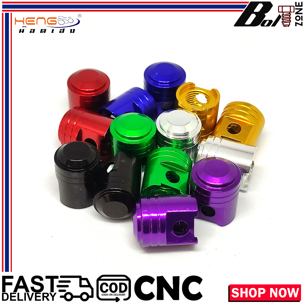 HENG ALUMINUM TIRE CAP / ALLOY PITO COVER UNIVERSAL / ANY MOTOR ...