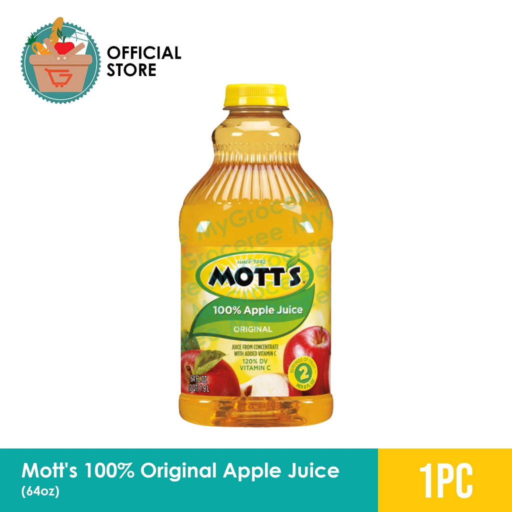 Mott's 100% Original Apple Juice 64oz | Shopee Philippines