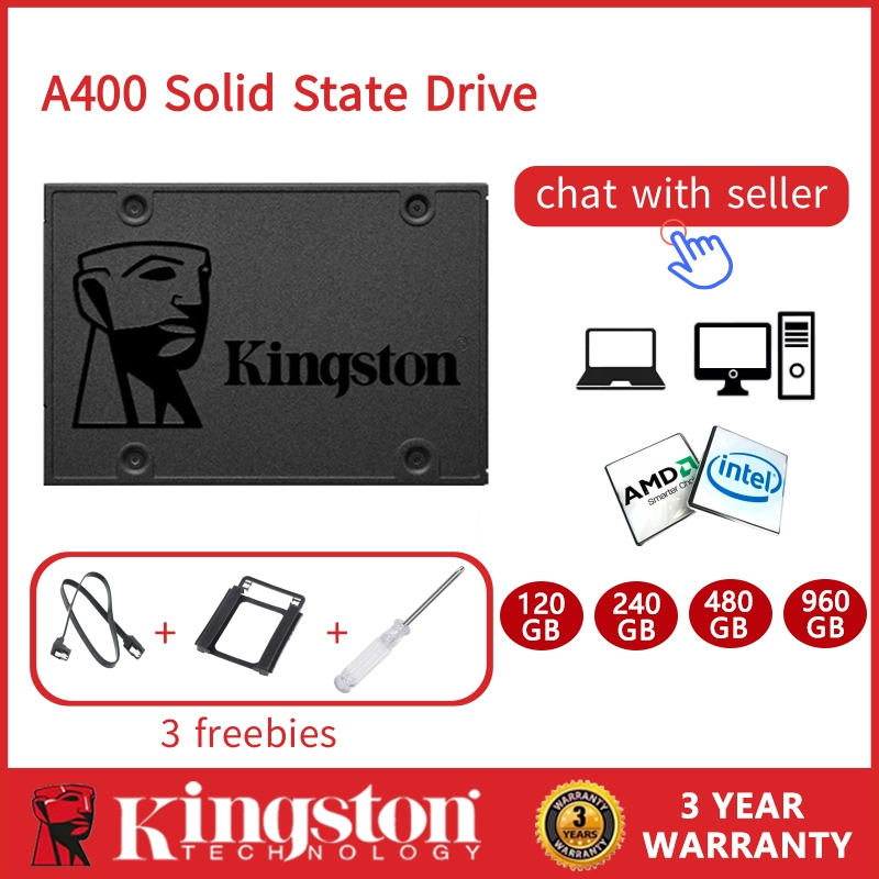 【24H Ship】A400 SSD Solid State Drive 2.5inch SATAIII Internal SSD 120GB ...