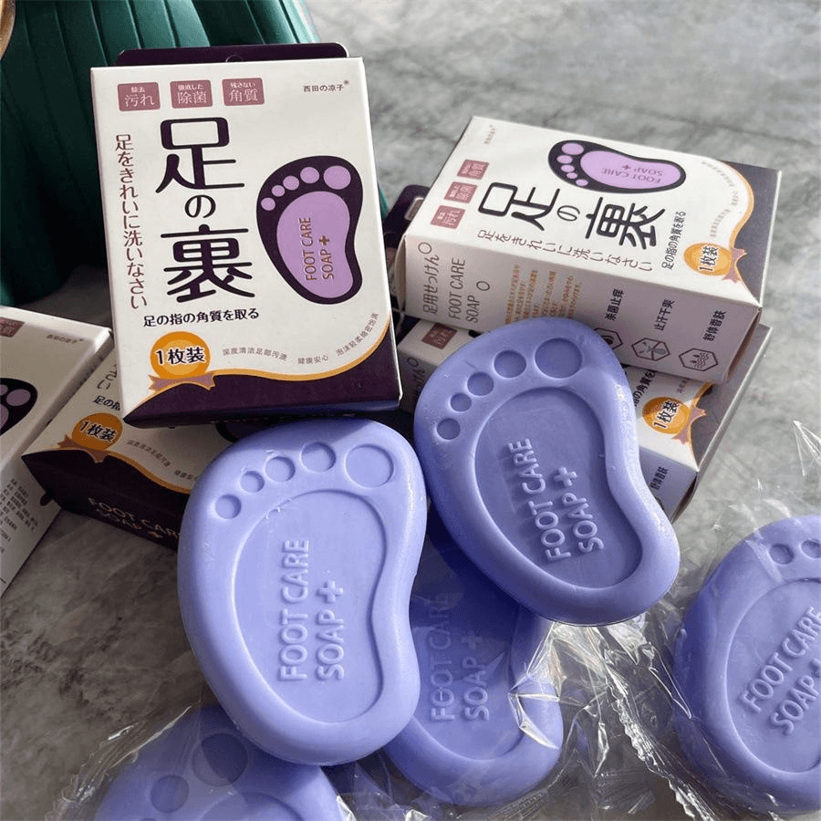 Japanese care athlete's foot soap to suppress itching, remove foot odor ...