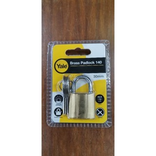 Yale Heavy Duty Solid Brass Body Padlock V140. 20mm/ 25mm/ 30mm/ 40mm / 50mm / 60mm / 70mm ...