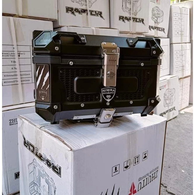 NIWRA NEW RAPTOR EDITION 65LITERS ALLOY TOPBOX | Shopee Philippines