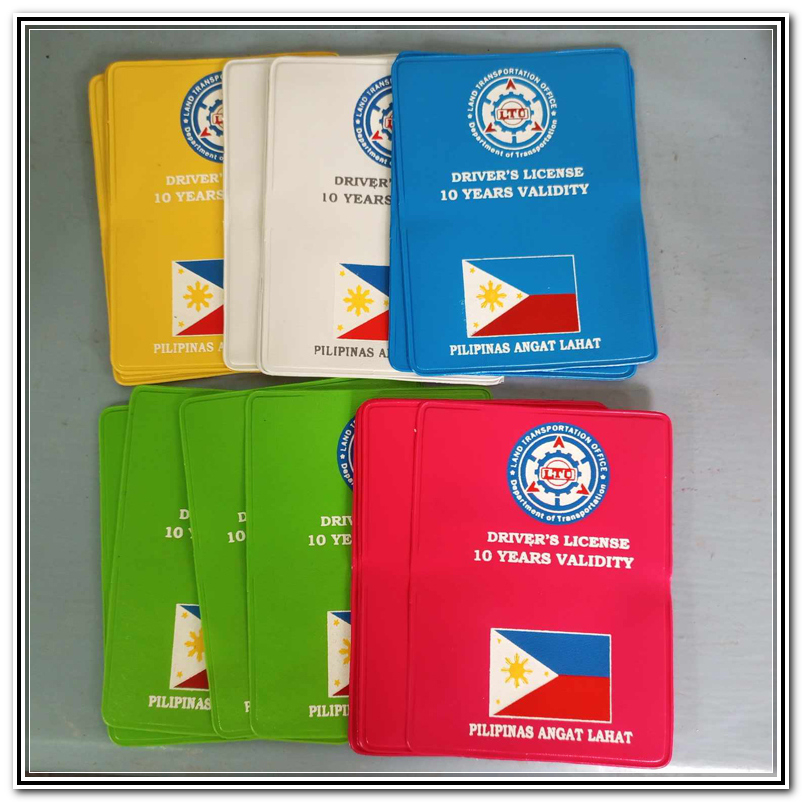 Card Holders LTO Driver License Plastic Jacket 10 Years Validity Case ...
