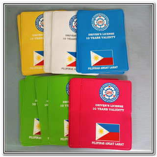 Card Holders LTO Driver License Plastic Jacket 10 Years Validity Case ...