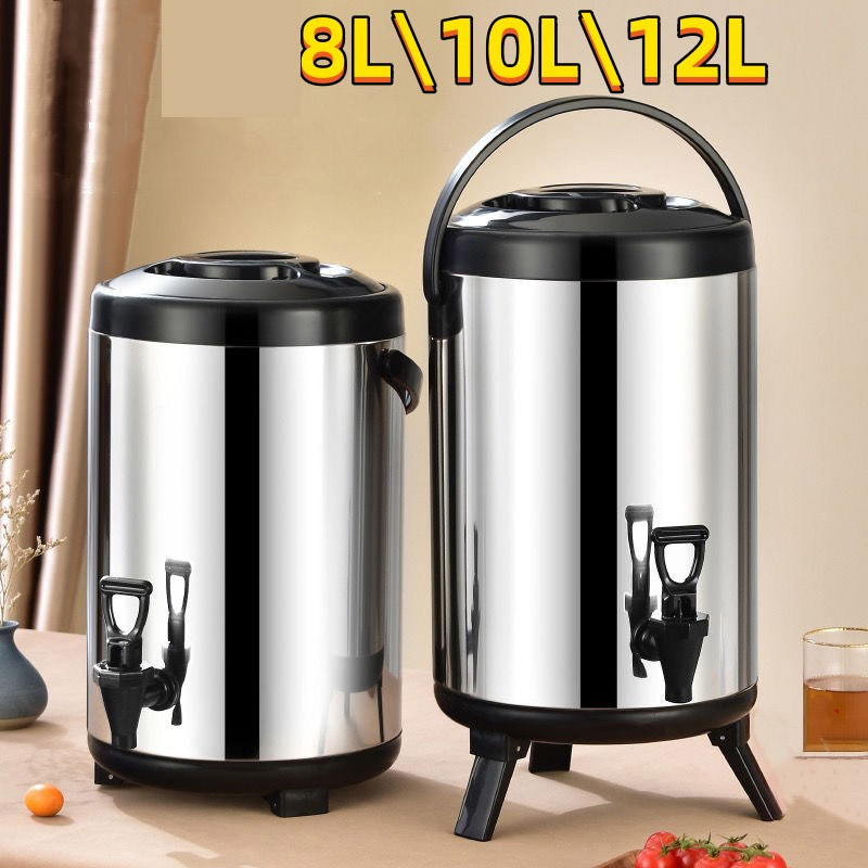Heat Preservation Bucket Milk Tea/coffee/ice Insulation Barrel Thermos ...
