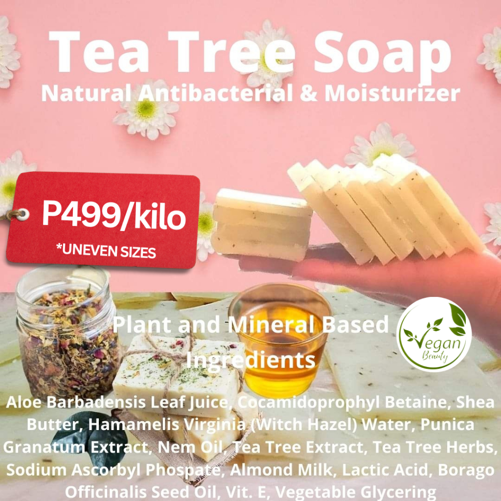 Clean Starts Tea Tree Soap | Organic and Vegan | | Shopee Philippines