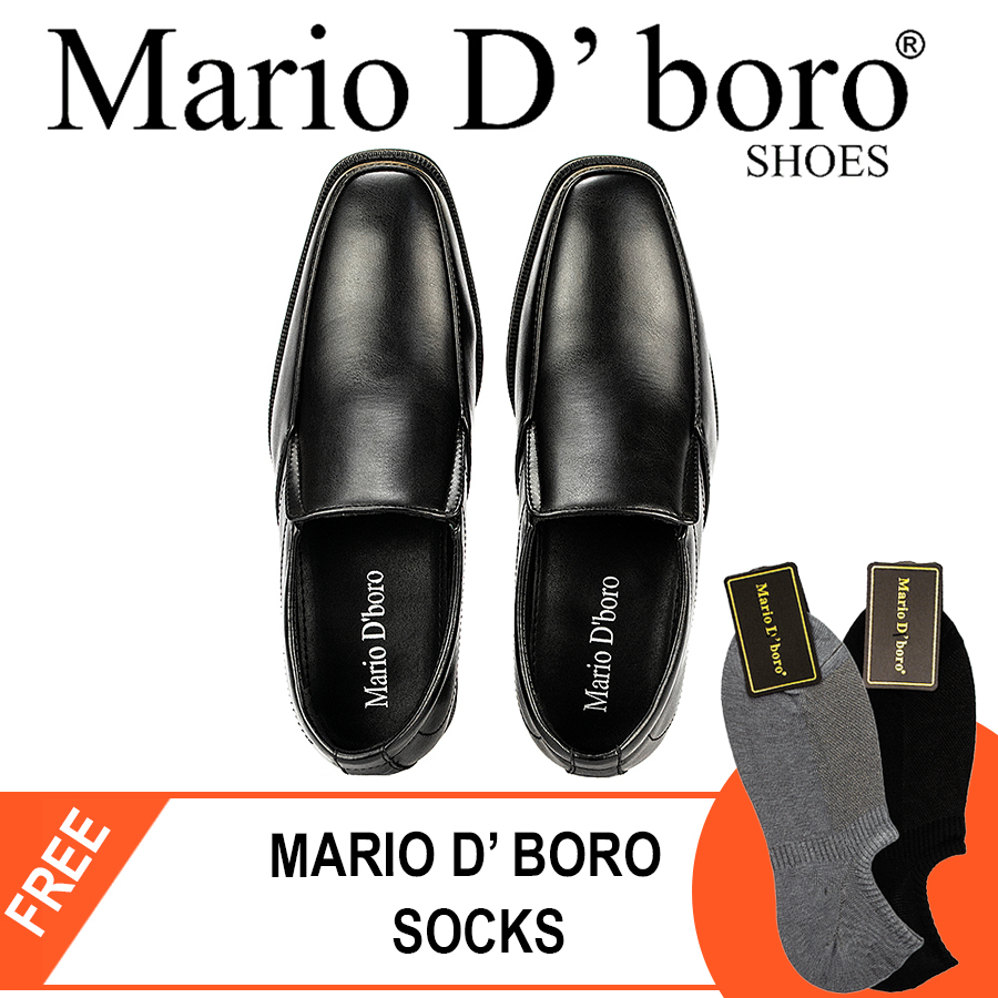 Mario D' Boro Men's Formal Shoes Mw 22887 Black C38 | Shopee Philippines