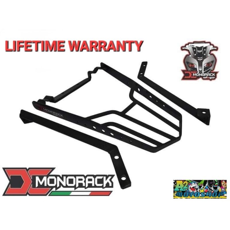 ORIG DC Monorack Top box Bracket Aerox NMAX PCX ADV Mio i125 MSI Gravis ...