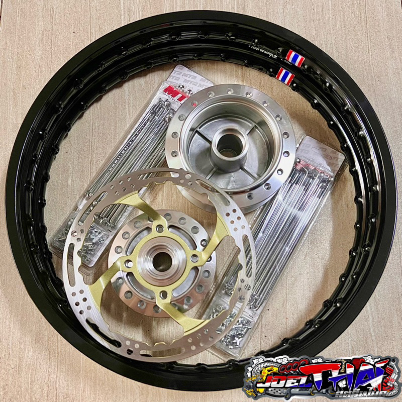 Rim Set Xrm / Wave / Rs125 With Superlighten Disc (Bowltype) | Shopee ...