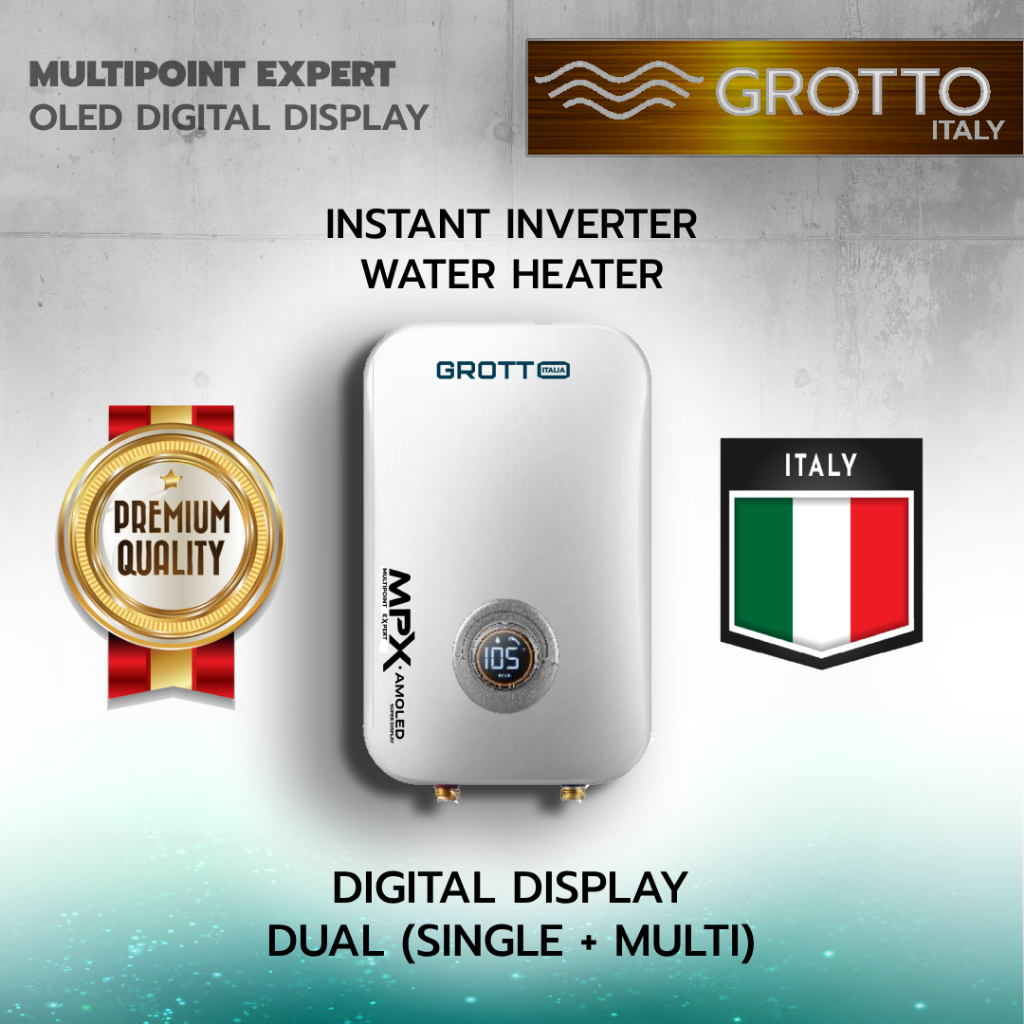 MultiPoint Expert Instant Tankless Water Heater (5500W) with Free ...