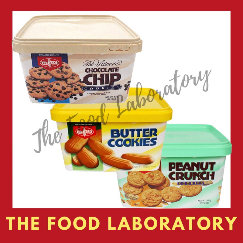 Fibisco Chocolate Chip Cookies Peanut Crunch and Butter Cookies- 600g ...