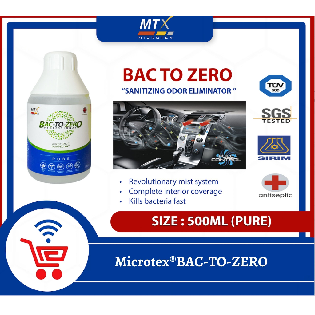 Microtex BAC-TO-ZERO Pure 500ml | Shopee Philippines