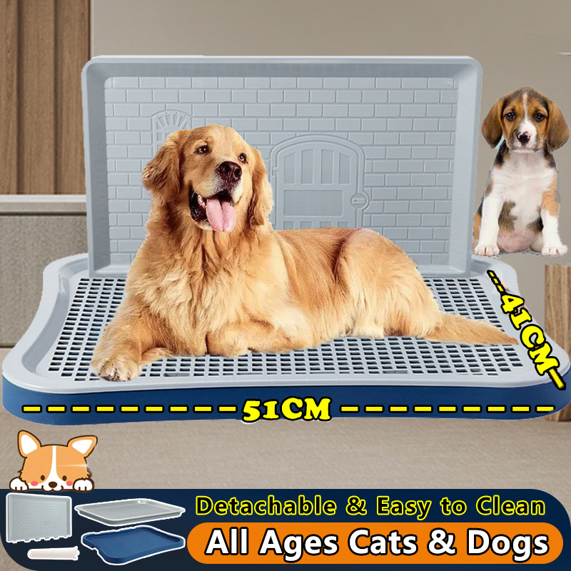 dog poop tray Training Potty 28CM high wall With wall splash proof ...