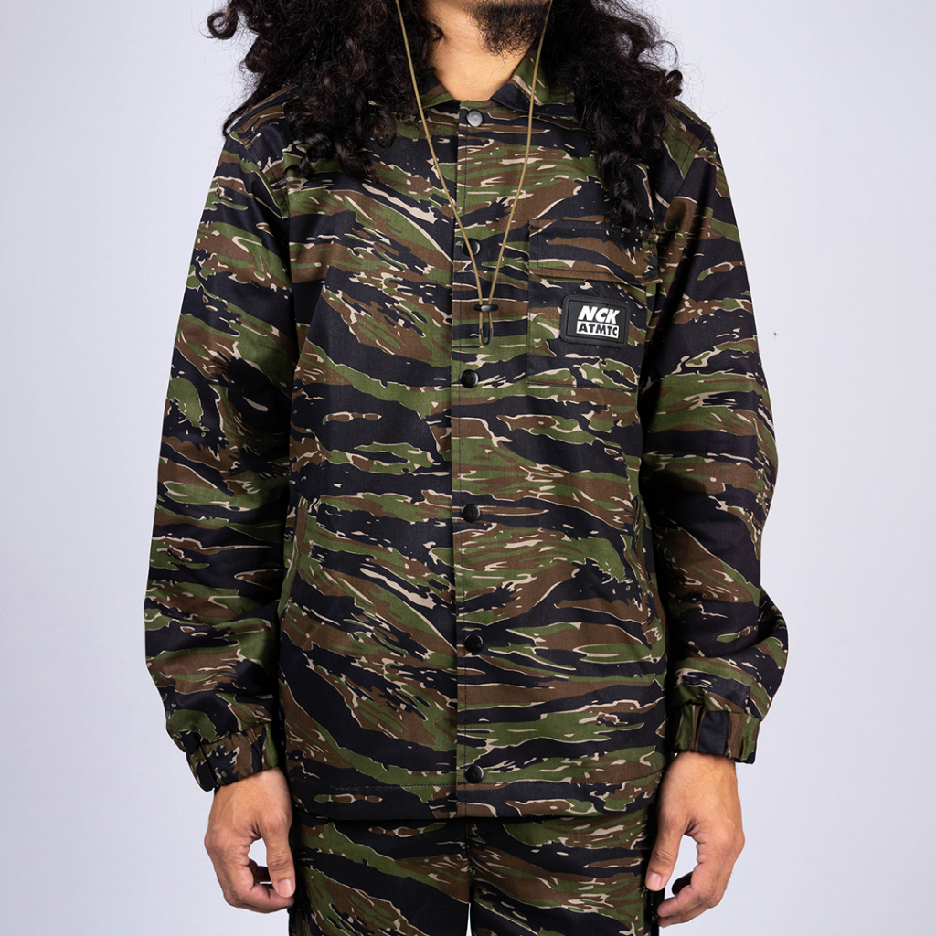 Nick Automatic "Backwoods Tiger Camou Coach Jacket" | Shopee Philippines
