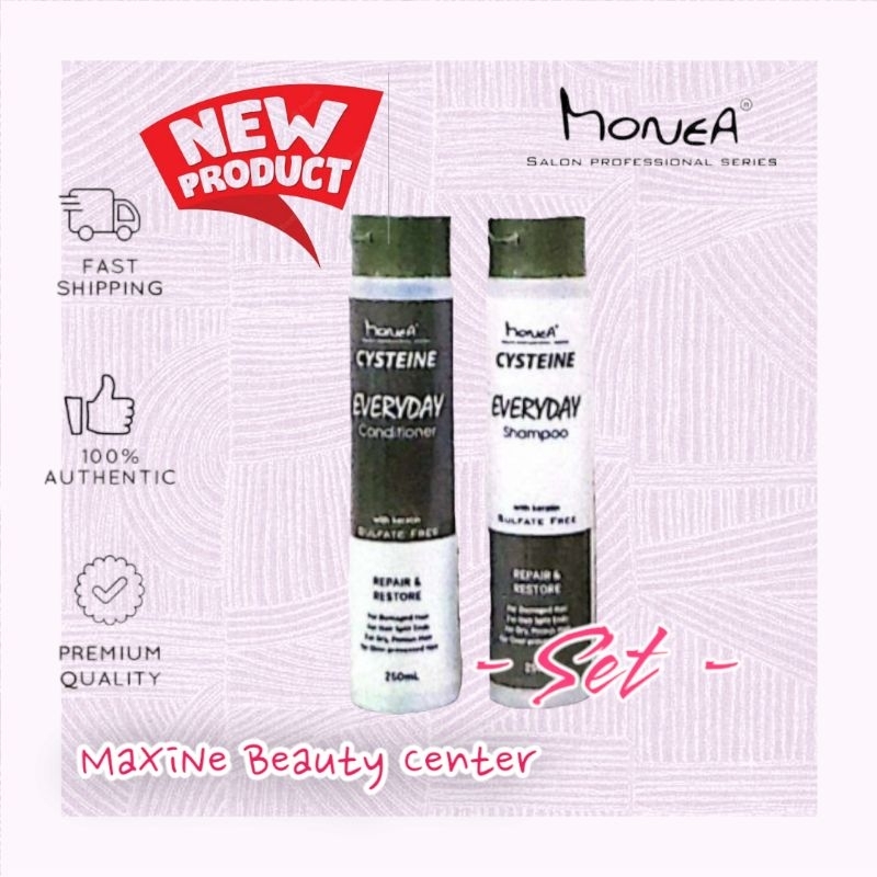 MONEA CYSTEIN everyday shampoo & conditioner repair and restore SET ...