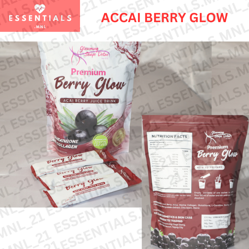 Berry Glowming Detox By Cris Cosmetics Acai berry glowing detox ...