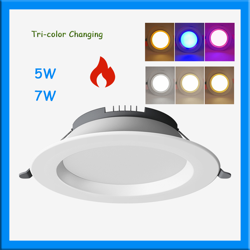 【Jacksun】Tri-color Downlight Pin Light LED Panel Light Spot Light ...