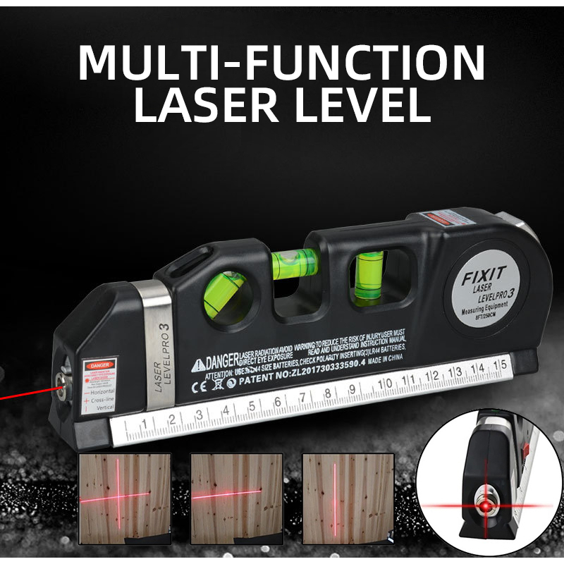 Multifunctional Laser Level Level Laser measure Line Vertical Horizon ...