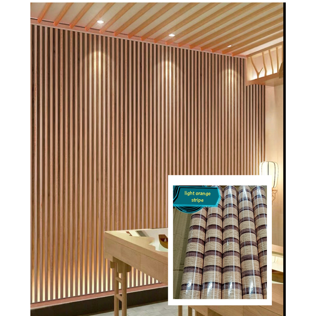 shopee Wallpaper 10 Meters PVC Waterproof Self-Adhesive Wall Sticker ...