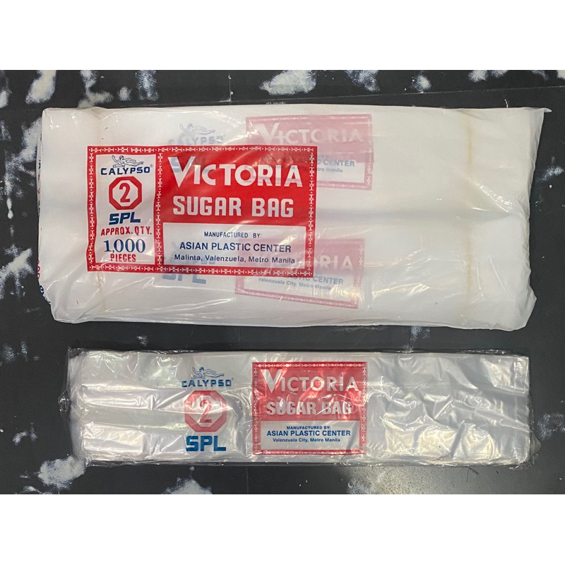 Victoria #2 sugar bag 1 kilo 100 pcs (estimate: 5x12.5 inches) victoria ...