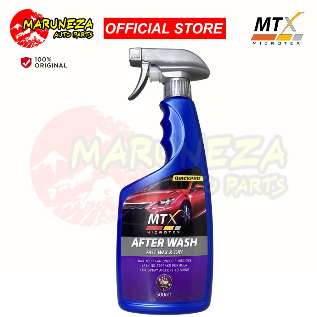 Microtex MTX QuickPro After Wash Fast Wax & Dry 500ml | Shopee Philippines