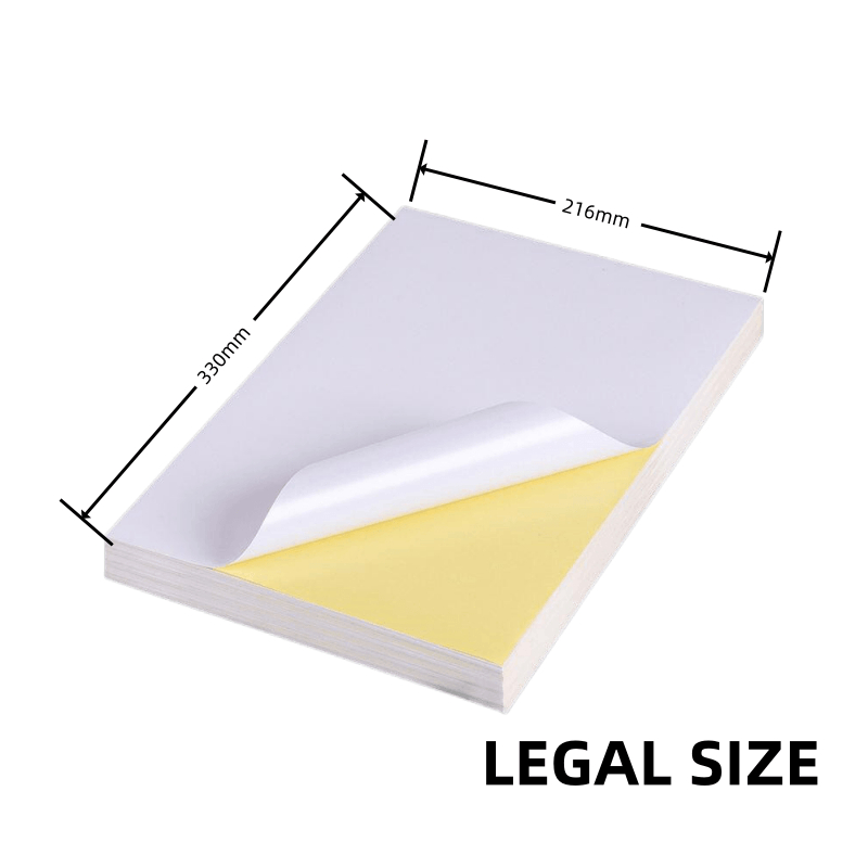 Printable Sticker Paper size[a4/letter/legal] 50/100 Sheets for laser ...