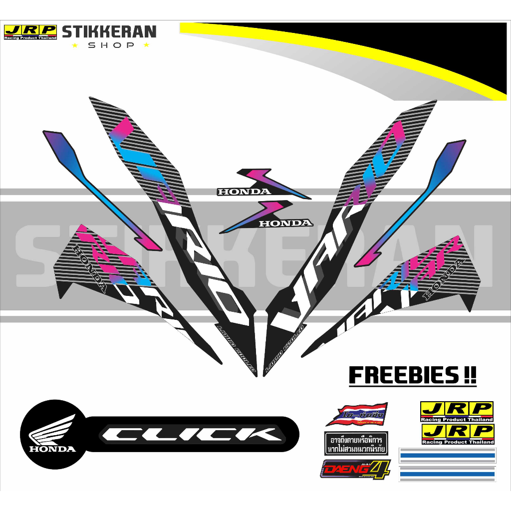 CLICK 125 V3 VARIO 2023 NEW DECALS DESIGN | Shopee Philippines