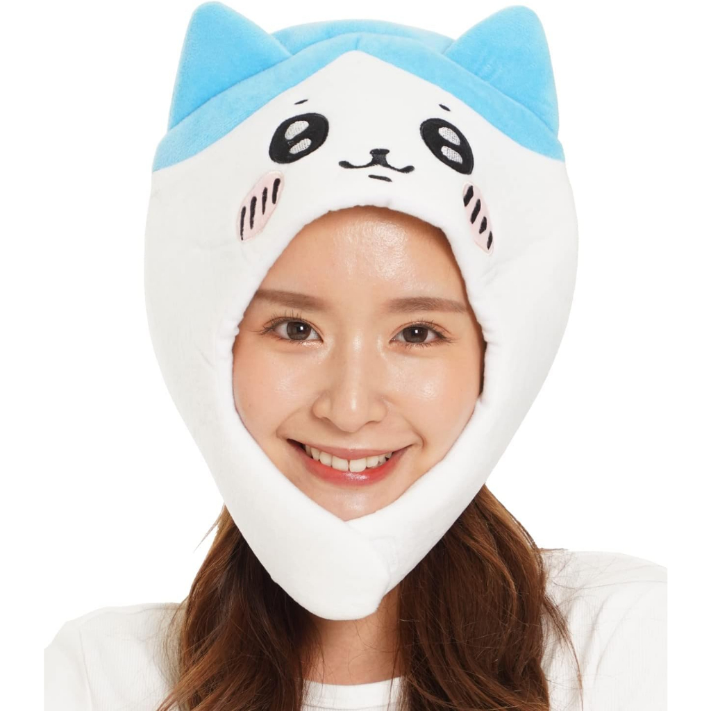 Chiikawa Hachiware Kigurumi Plush Face Cap Cosplay Hat Costume | Shopee ...