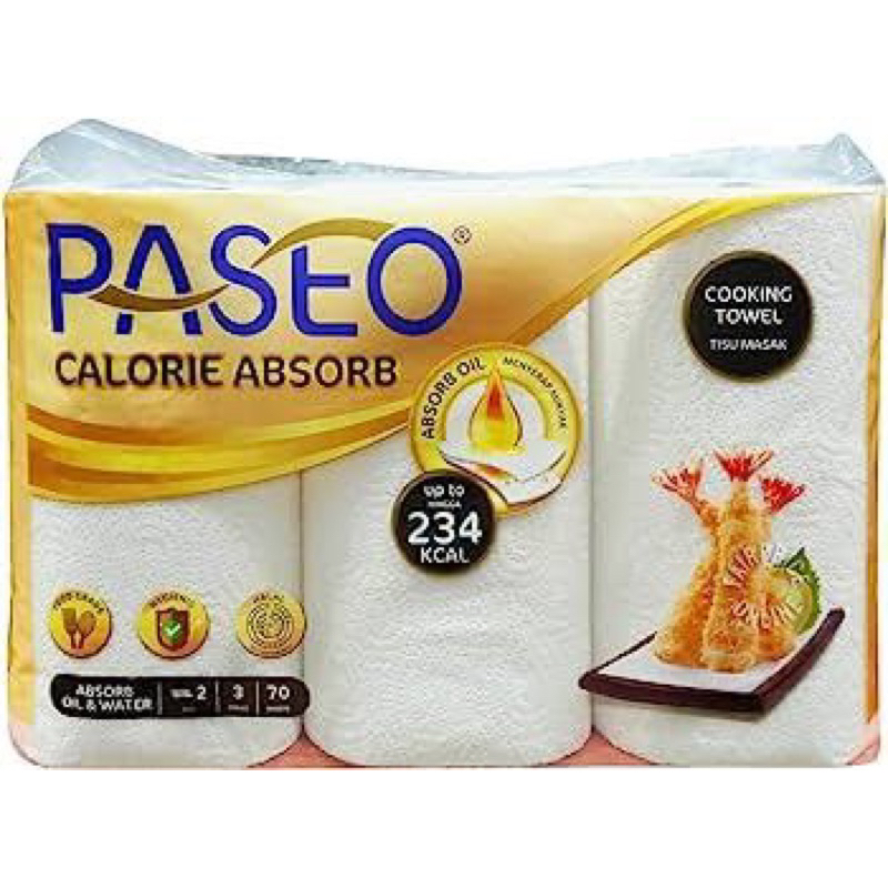 Paseo Calorie Absorb Food Grade Tissue Cooking Towel | Shopee Philippines