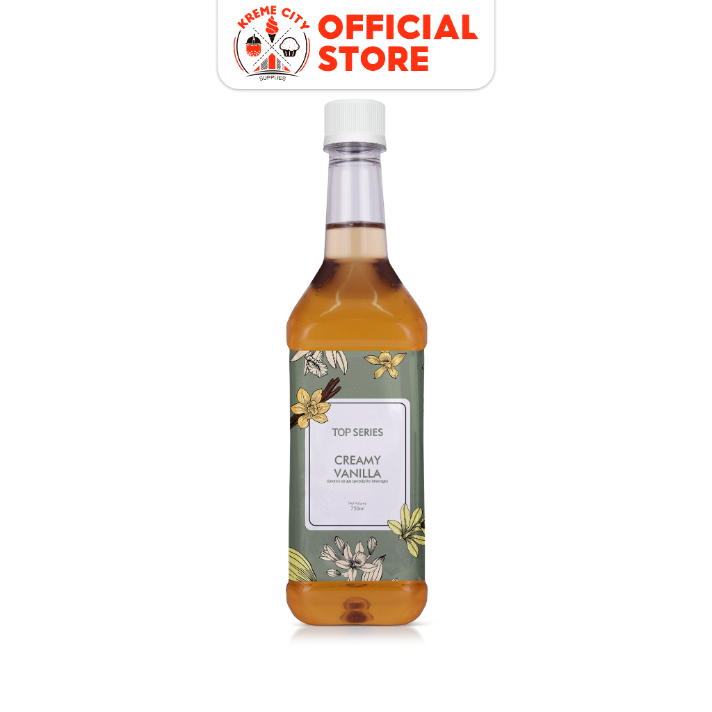 TOP Creamery Top Series Creamy Vanilla Syrup 750ml | Shopee Philippines