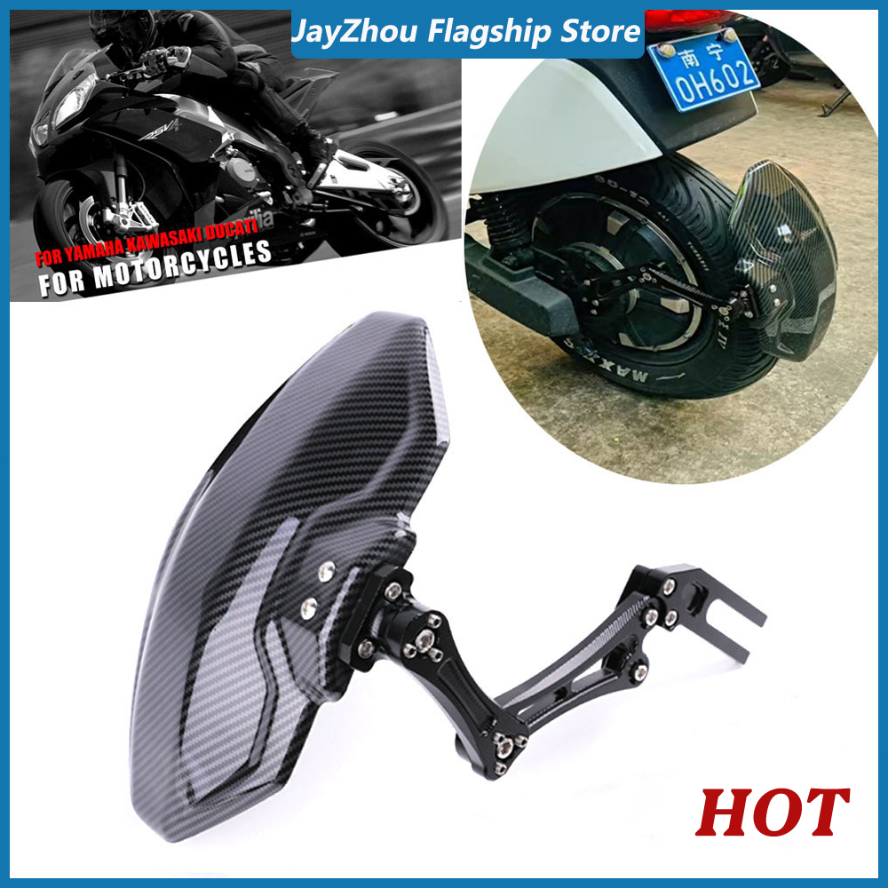 Universal Motorcycle Mudguard Rear Fender Extender Mudflap Mud Splash ...