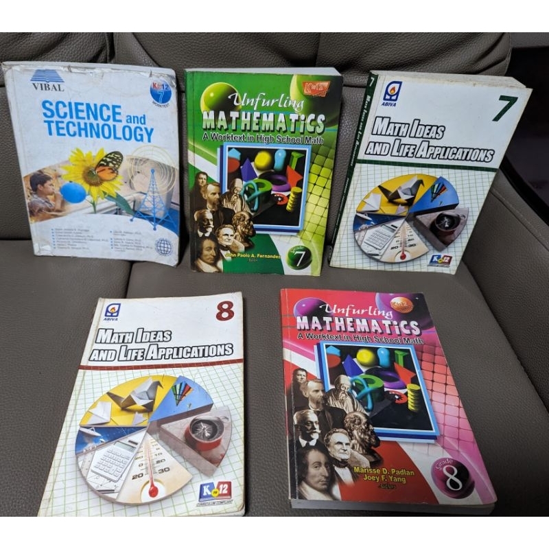 Grade 7-8 books (Used) | Shopee Philippines