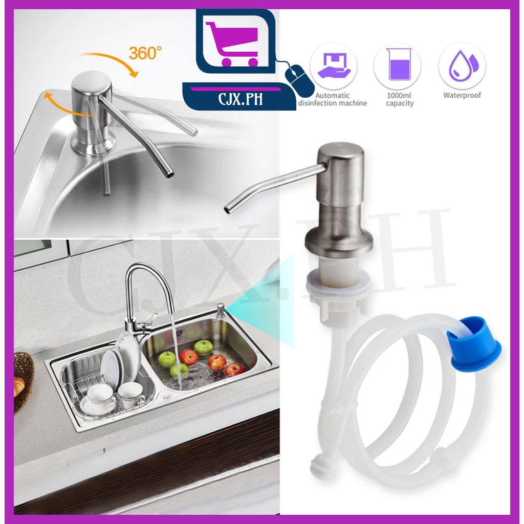 CJX.PH Kitchen Sink Soap Dispenser Pump with Extension Tube Kit ...