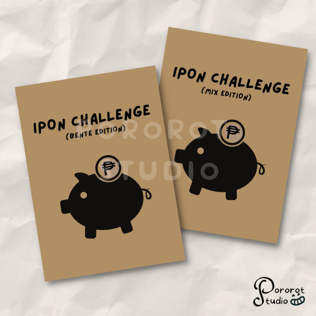 Ipon Challenge Mini / Saving tracker small notebook planner pocket ...