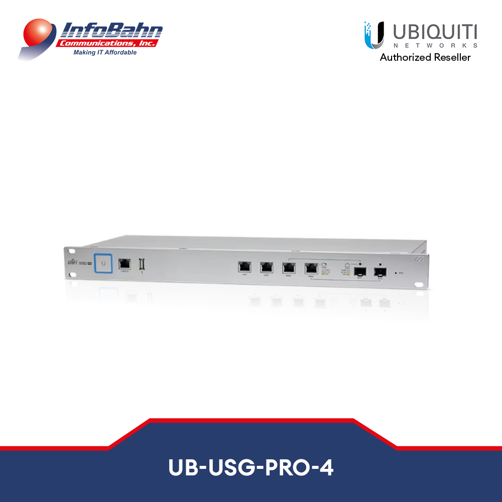Ubiquiti UniFi Security Gateway Pro Enterprise Router (USG-PRO-4) (EOL ...