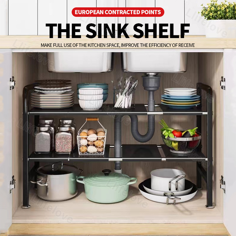 Kitchen rack under sink, expandable shoe rack, shelf arrangement rack ...