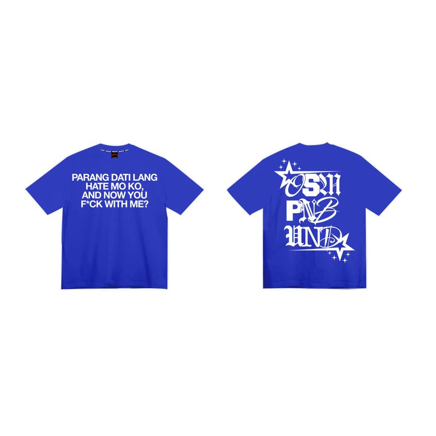 ALL LOCAL BRAND - Undrafted "SMD" Men T-Shirt (Blue) | Shopee Philippines