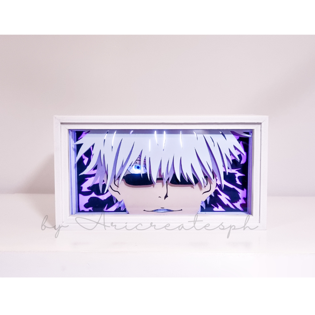 Gojo Satoru Jujutsu Kaisen Lightbox / 3D LED night lamp / anime merch ...