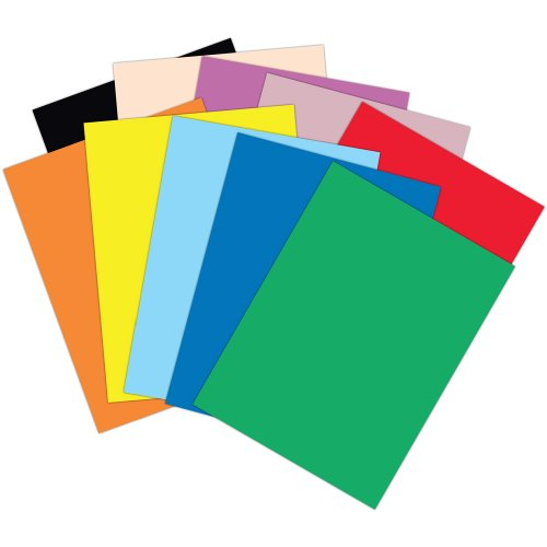 Art Paper Assorted color 20sheets per pack short size (8 1/2 x 11inches ...