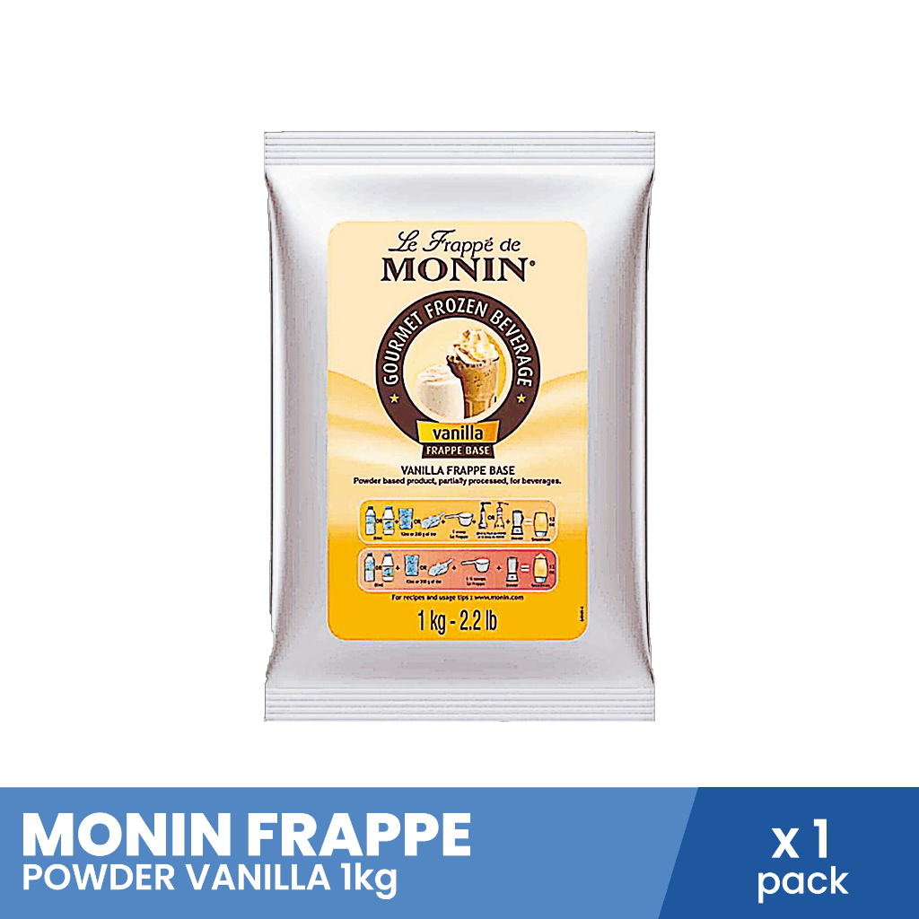 MONIN Frappe Powder Vanilla 1Kg | Shopee Philippines