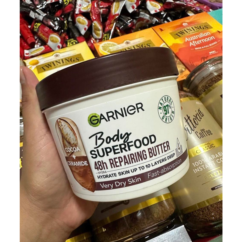 Garnier Super body food cocoa and ceramide | Shopee Philippines