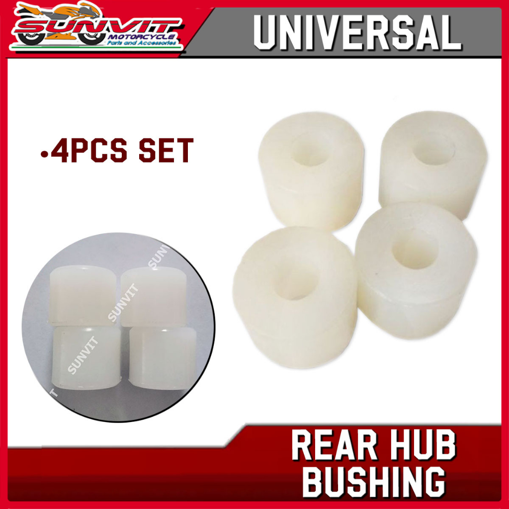 MOTORCYCLE REAR HUB BUSHING UNIVERSAL/TMX SET- WHITE | Shopee Philippines
