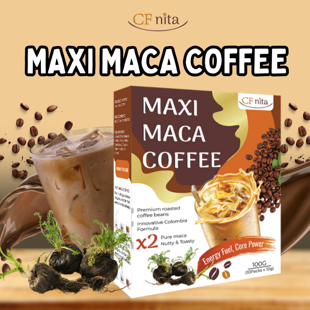 CF nita Maxi Maca Coffee For Men Supplement For Men Awake In Uner 3 Seconds Improve Love Life ...