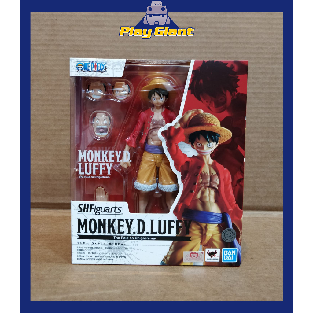 S.H.Figuarts Monkey D Luffy -The Raid On Onigashima- One Piece | Shopee ...