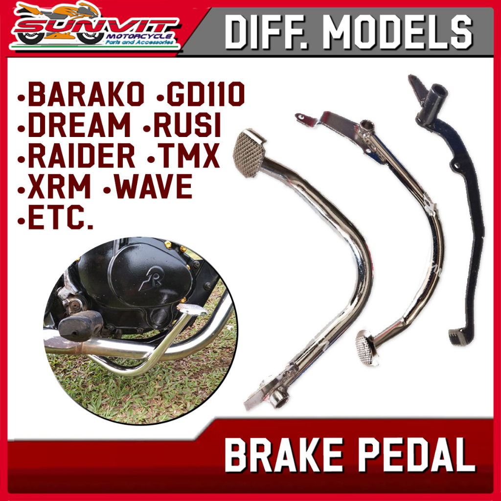 MOTORCYCLE BRAKE PEDAL WAVE100/125/KRY TMX155 RUSI125/150 BARAKO XRM110 ...