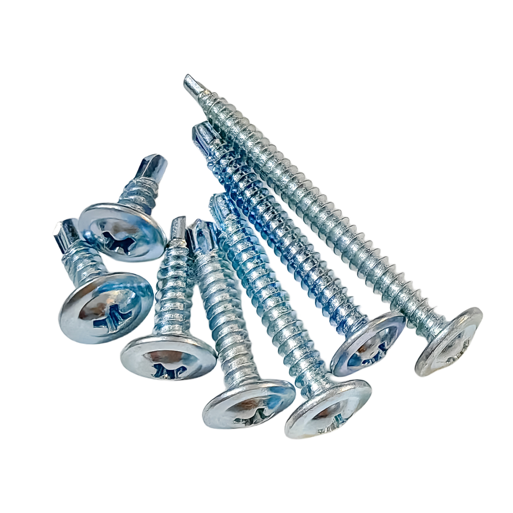 (500pcs) Hardiflex Screw Window Screw Flat Screw Flat Head Pan Head ...