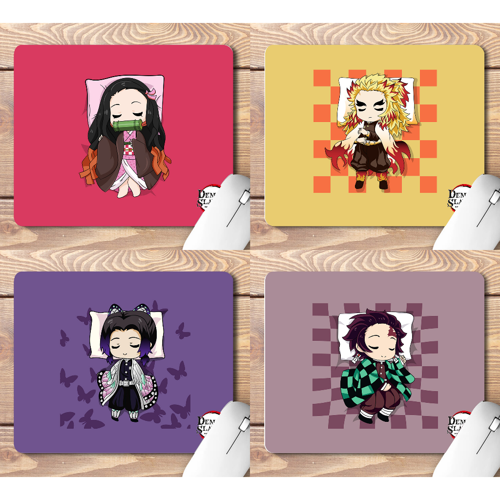 Mouse Pad - Anime Demon Slayer Pillow MousePad, Game, Office, Home ...