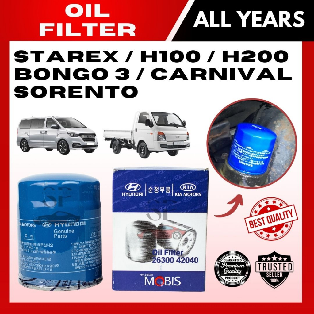 SALE! OIL FILTER for HYUNDAI STAREX/GRAND STAREX / H100 / H200 / KIA ...