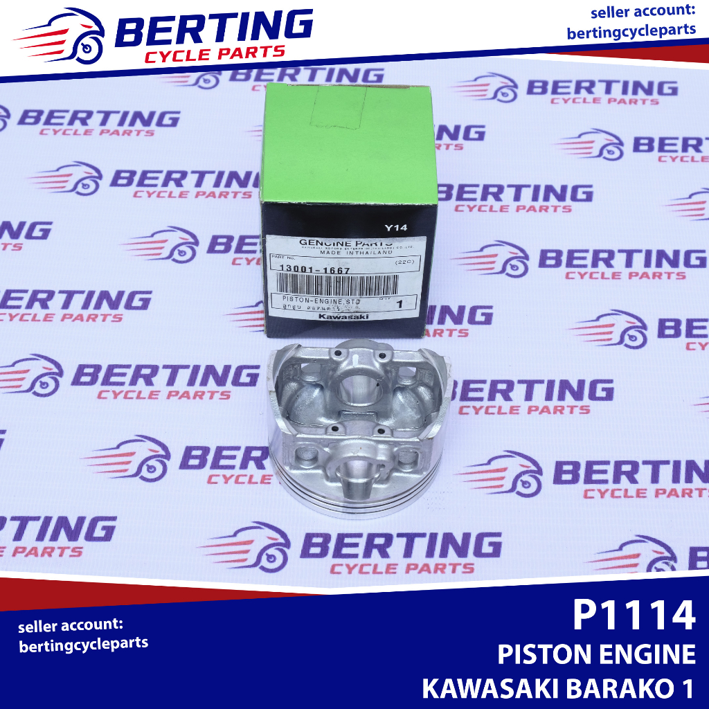 PISTON ENGINE Kawasaki Barako 1 Genuine 13001-1667 | Shopee Philippines